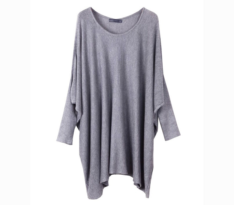 Batwing Sleeves Sweater Three Color on Luulla